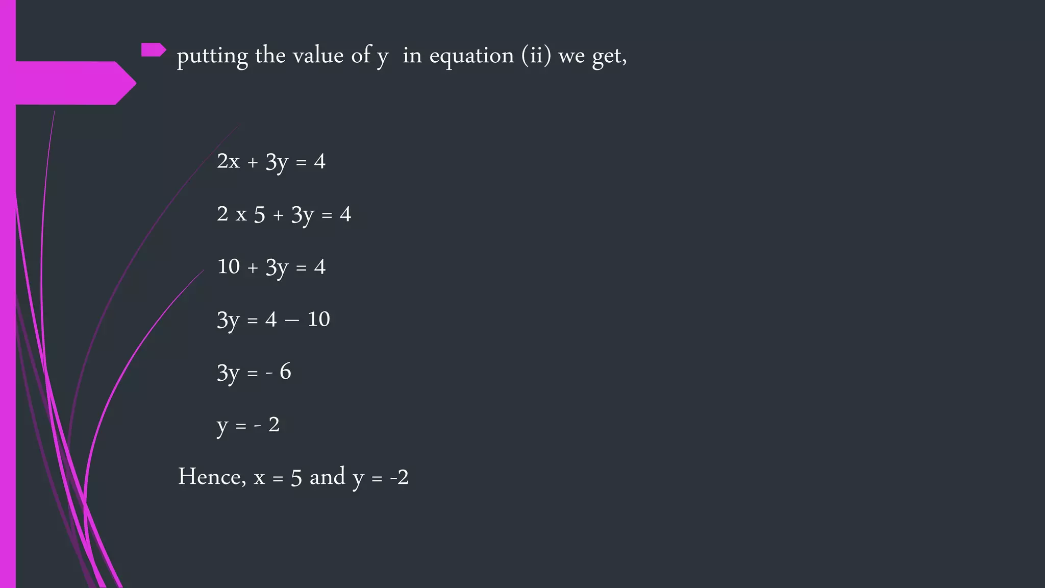 Linear equation in two variables | PPT