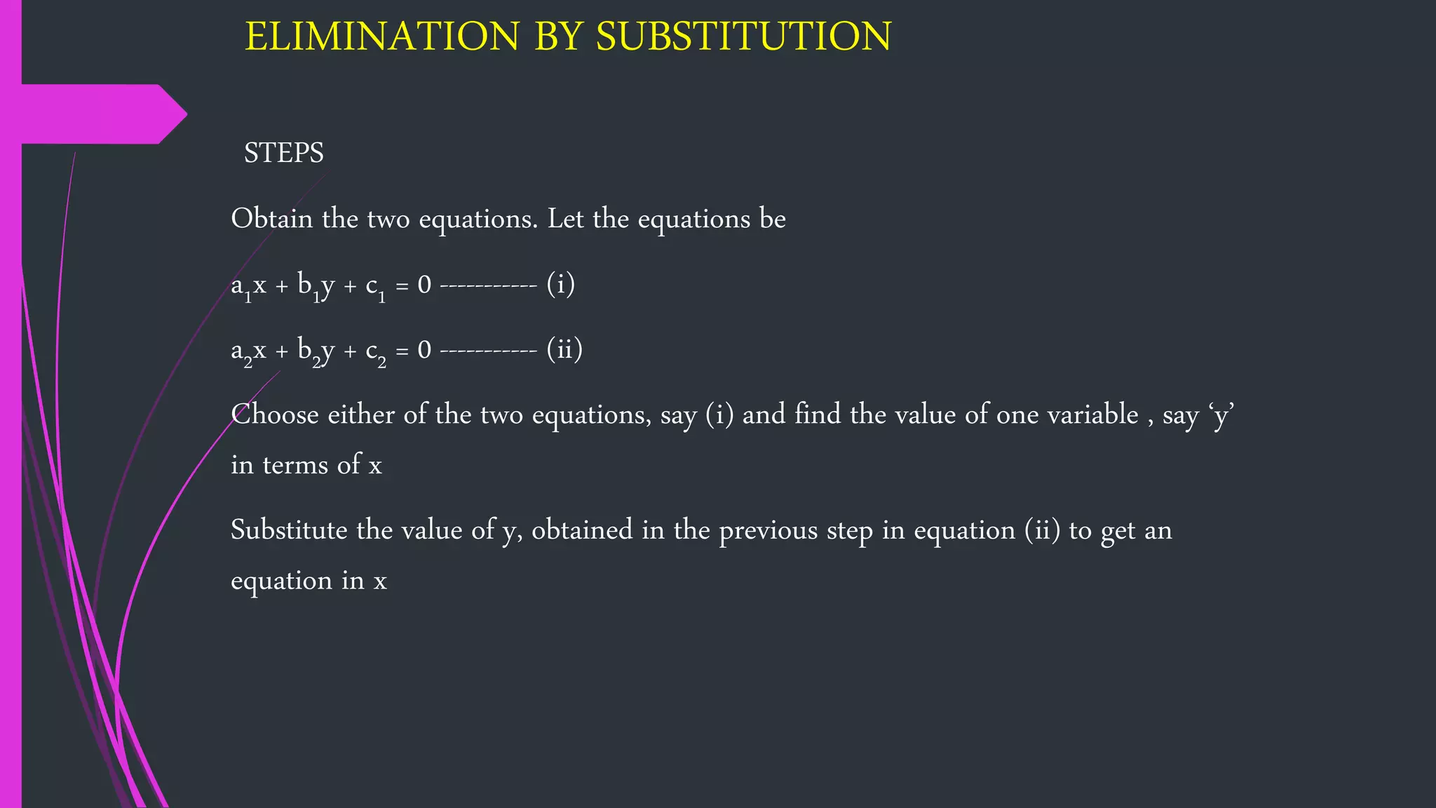 Linear equation in two variables | PPTX