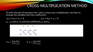 Pair Of Linear Equations In Two Variables | PPTX
