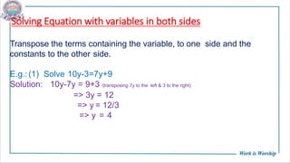 linear_equation | PPTX