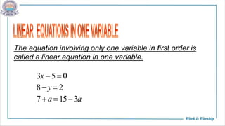 linear_equation | PPTX
