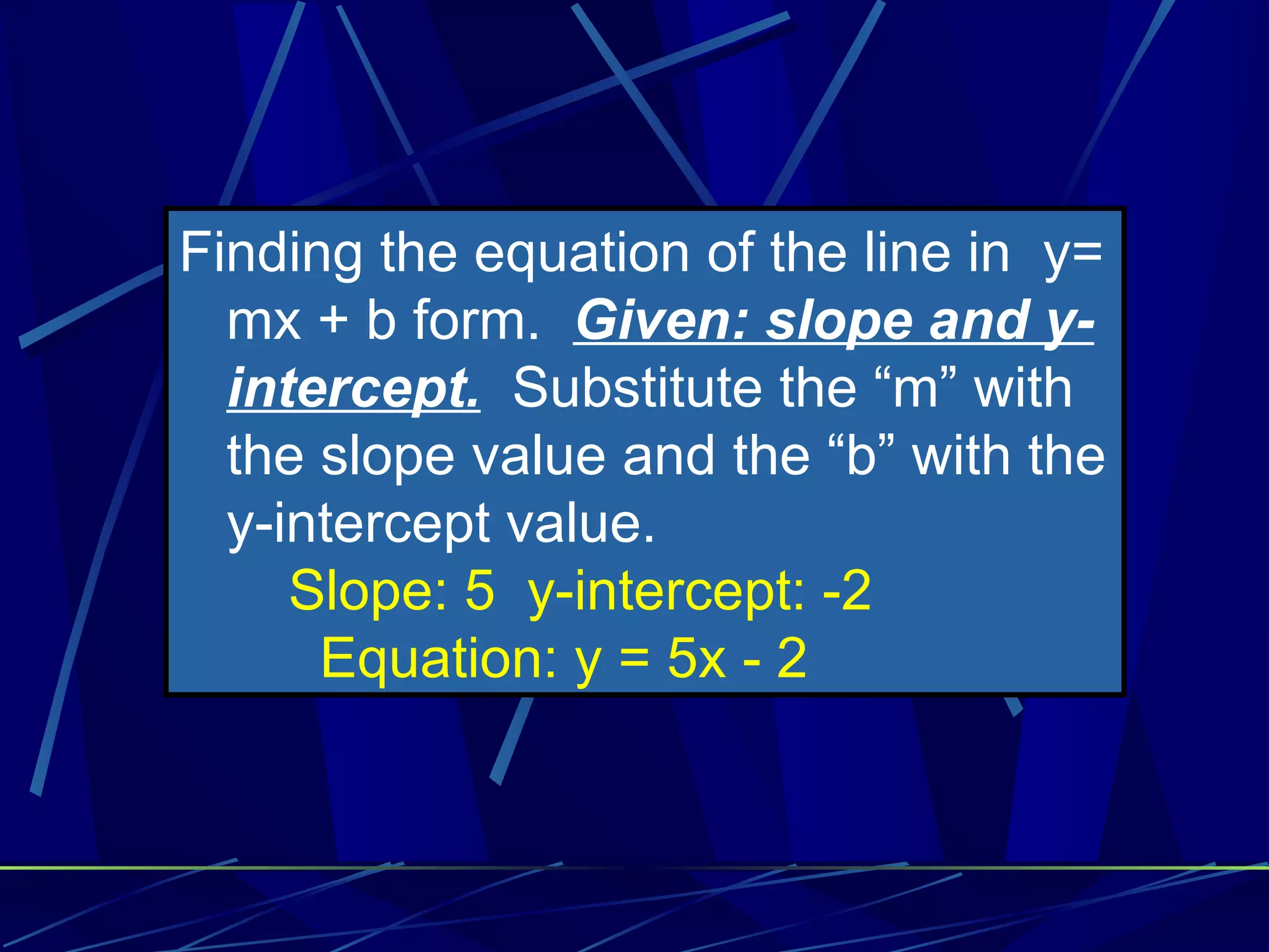 Linear equations | PPT