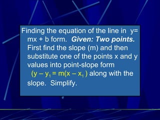 Linear equations | PPT