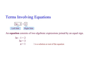 Linear equations | PPT