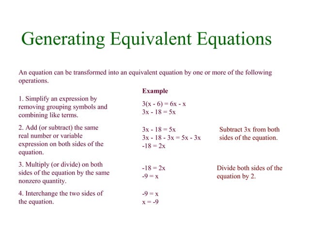 Linear equations | PPT | Physics | Science