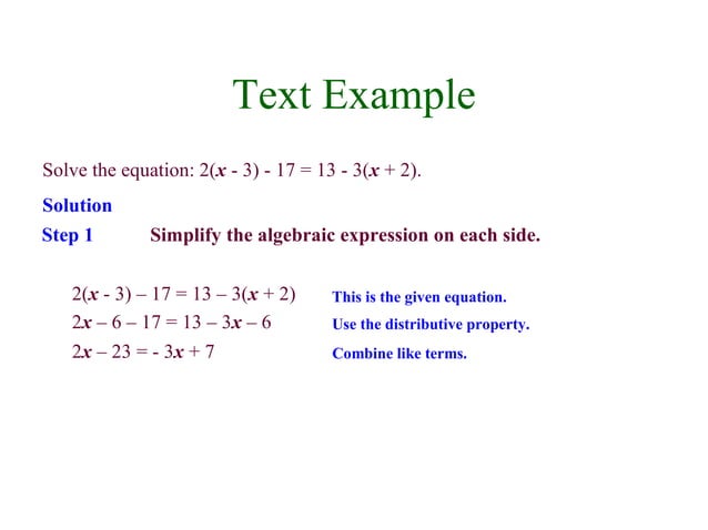 Linear equations | PPT | Physics | Science