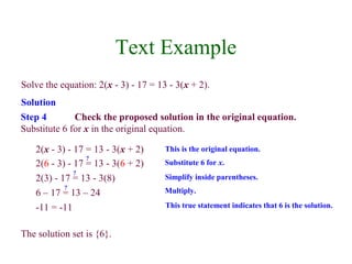 Linear equations | PPT