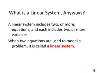 Linear equations | PPT
