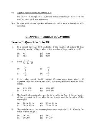 Linear equations | DOCX
