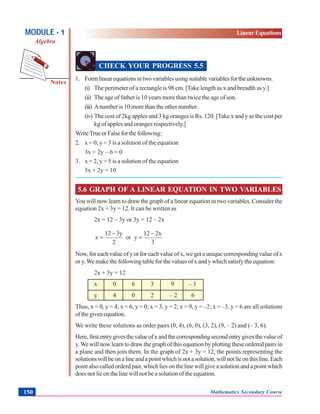 Linear equations /Algebra | PDF