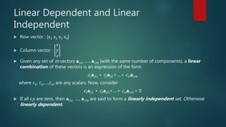 GATE Engineering Maths : System of Linear Equations | PPTX