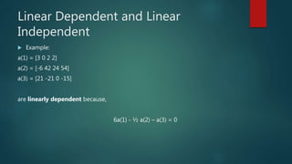 GATE Engineering Maths : System of Linear Equations | PPTX
