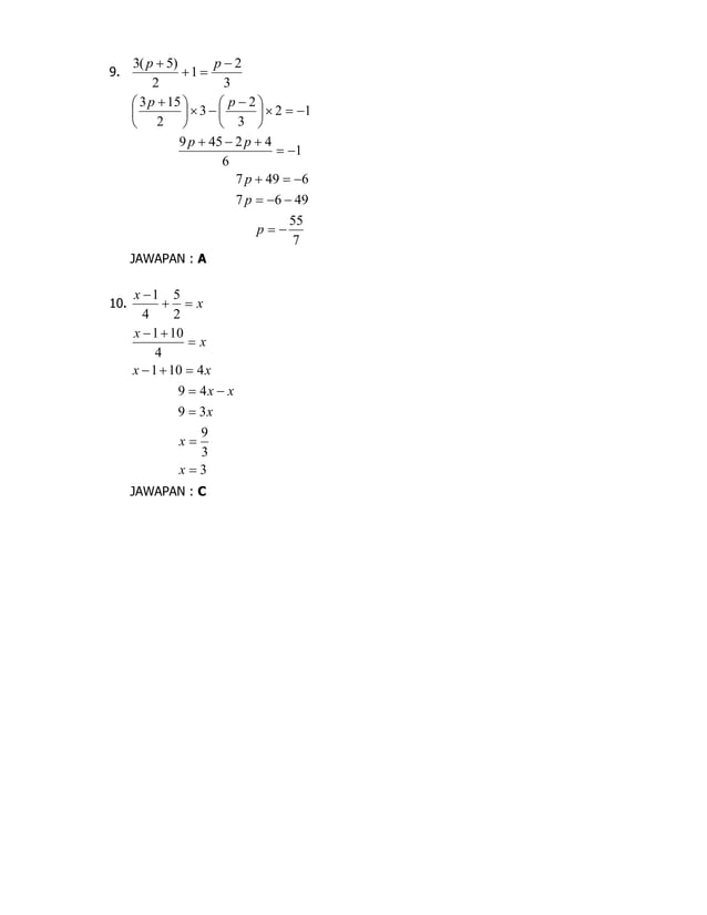 Linear equations | PDF