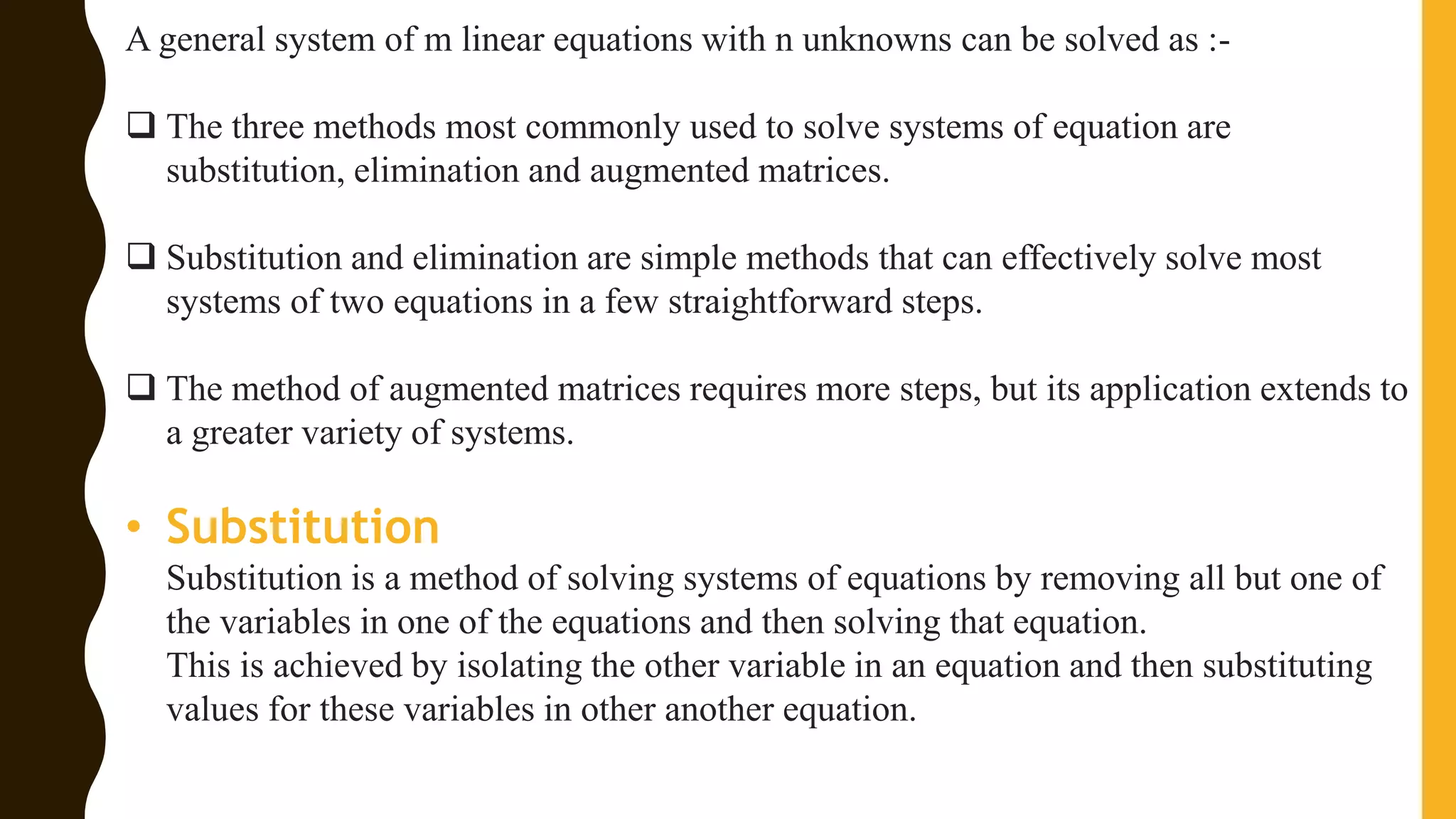 Linear equations and thier use in practical life | PPTX