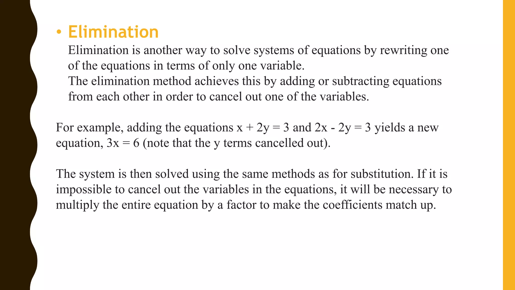 Linear equations and thier use in practical life | PPTX