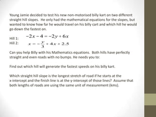 Linear equations challenge question | PPT