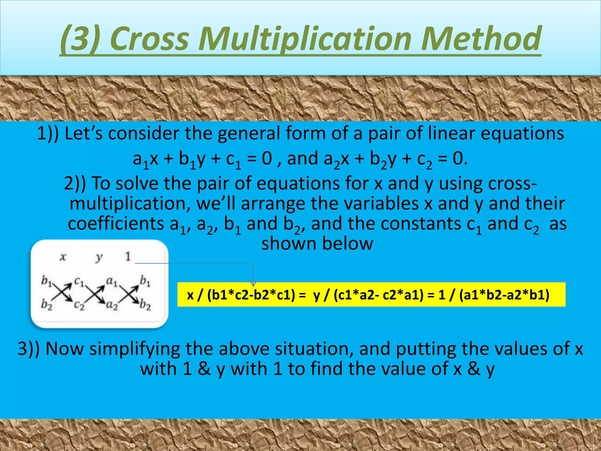 Linear equations in 2 variables | PPTX