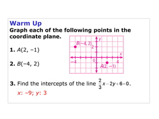 Linear equations in 3 d | PPT