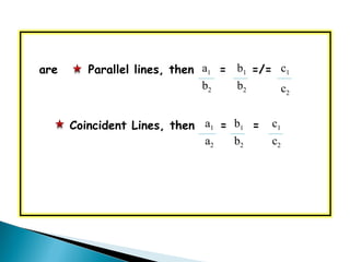 Linear equations in two variables | PPT