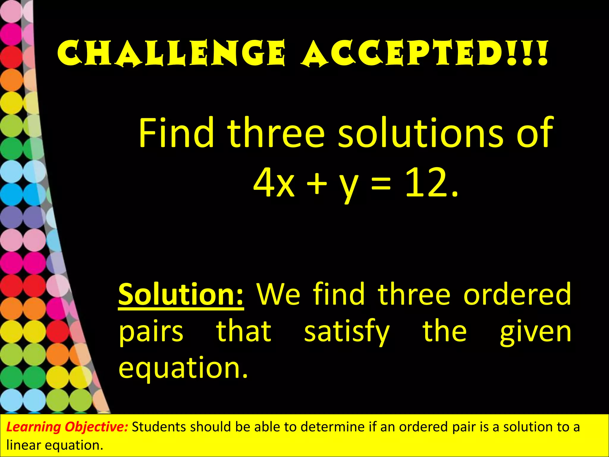 Linear Equations in Two Variables | PDF