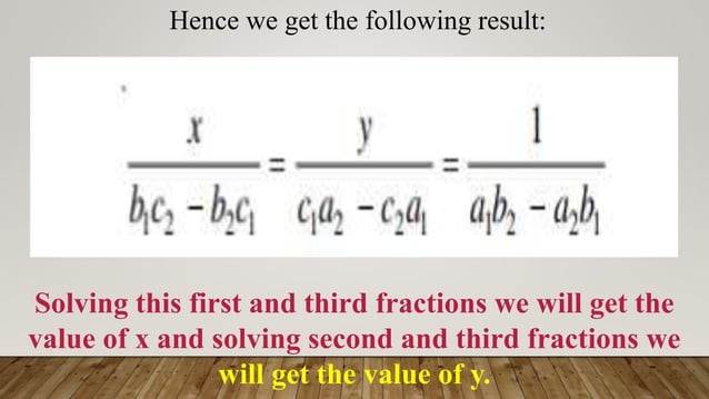 Linear equations in two variables | PPTX