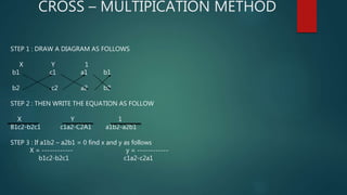Linear equations in two variables | PPTX