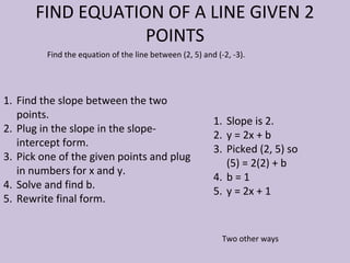 Linear equations part i | PPT