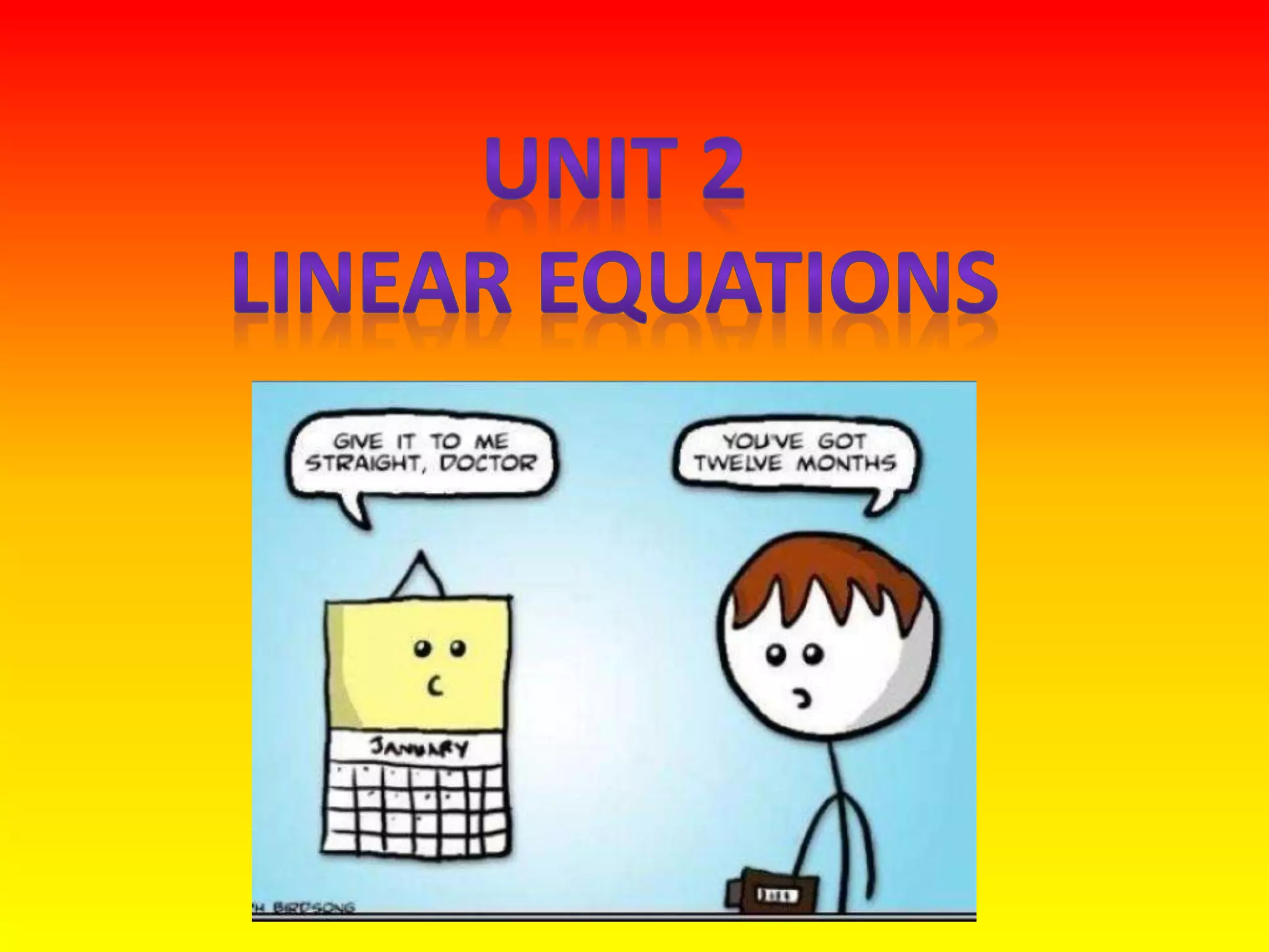 Linear equations review | PPTX | Physics | Science