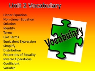 Linear equations review | PPT