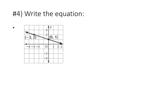 Linear equations review | PPT