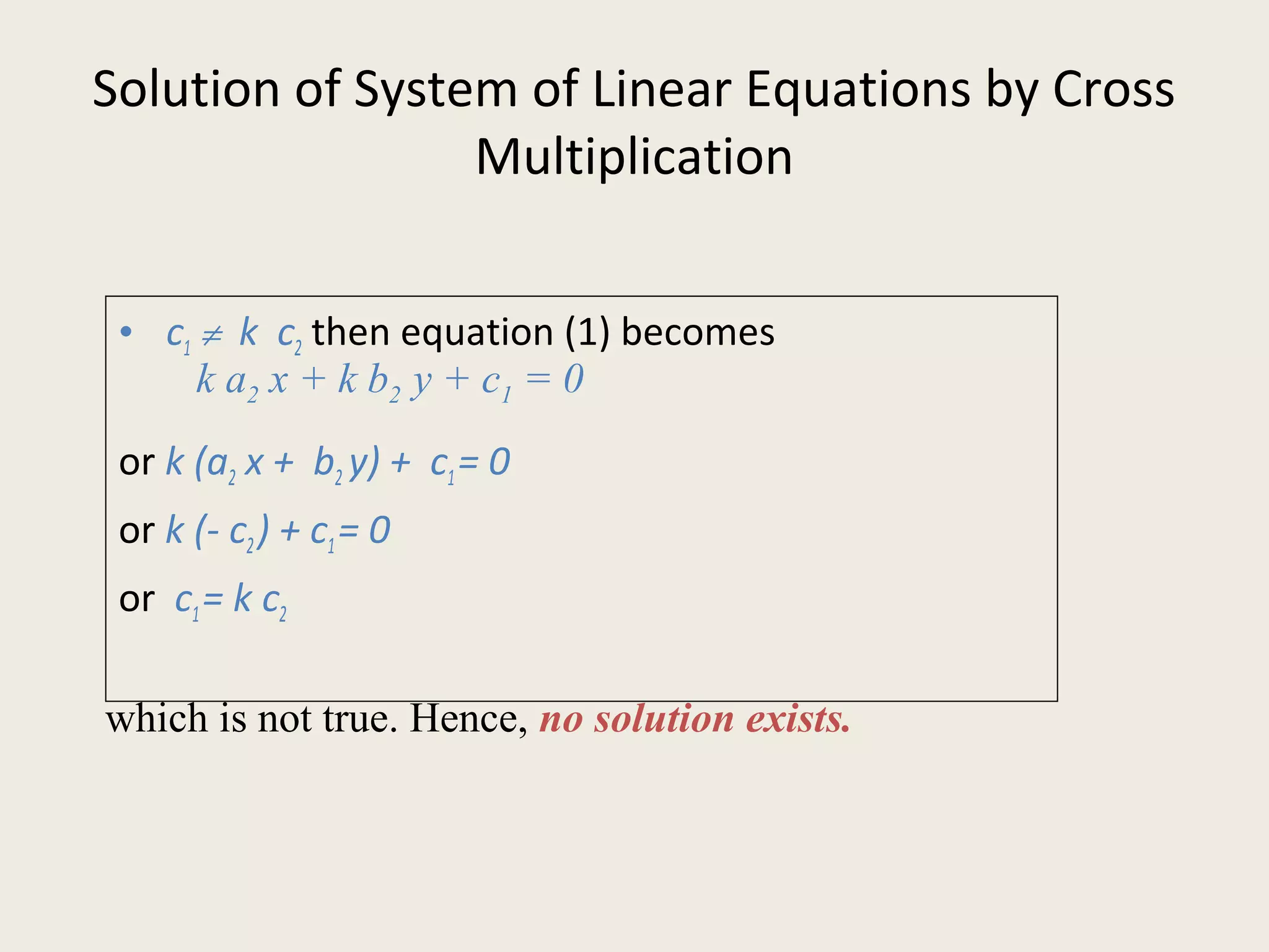 CLASS X MATHS LINEAR EQUATIONS | PPT