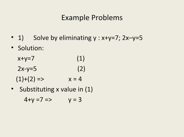 CLASS X MATHS LINEAR EQUATIONS | PPT