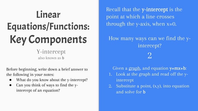 Linear & Exponential Equations/Functions | PPT