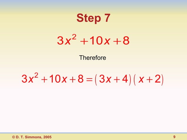 Factoring Trinomials | PPT | Technology & Computing