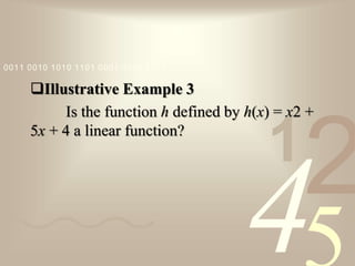 Linear functions | PPTX