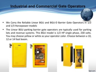Linear osco gate operators lineargateaccess.com