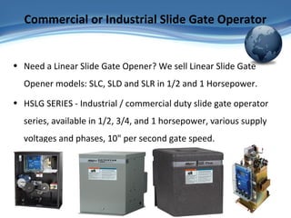 Linear osco gate operators lineargateaccess.com