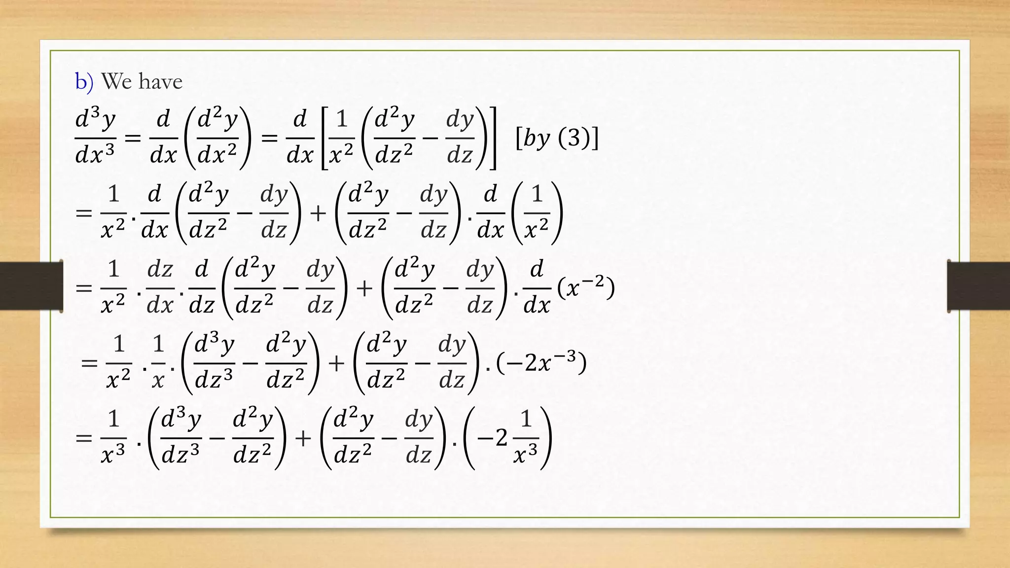 Homogeneous Linear Differential Equations | PPTX