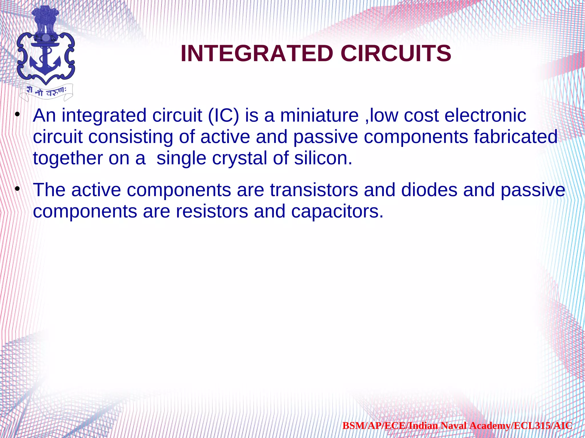 Linear IC Technology | PPT