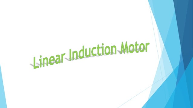 Linear inductor motor modified | PPTX | Physics | Science