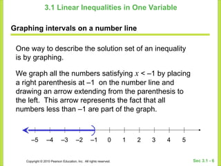Linear Inequalities .ppt