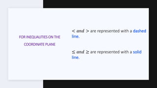 Linear inequalities in one variable | PPTX