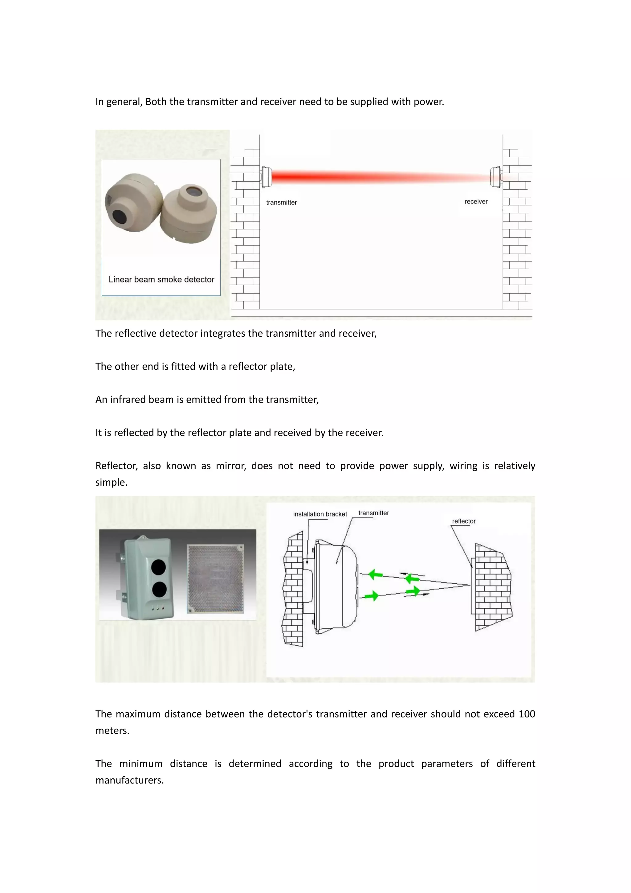 Linear infrared beam smoke detector | PDF