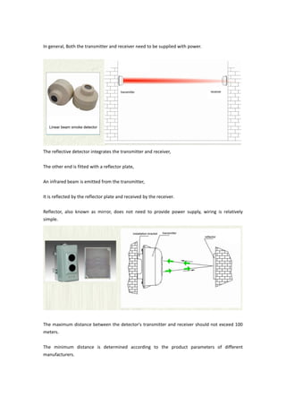 Linear infrared beam smoke detector | PDF