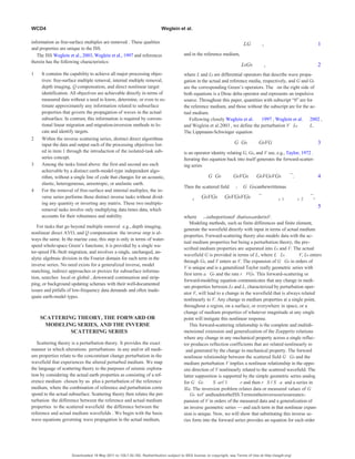 Linear Inversion of Seismic Data - Arthur Weglein Research Paper, M-OSR | PDF