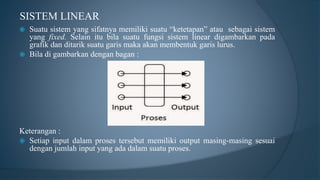 Linearisasi UTS lisfa | PPTX