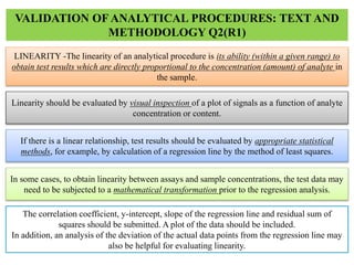Linearity cochran test | PPTX