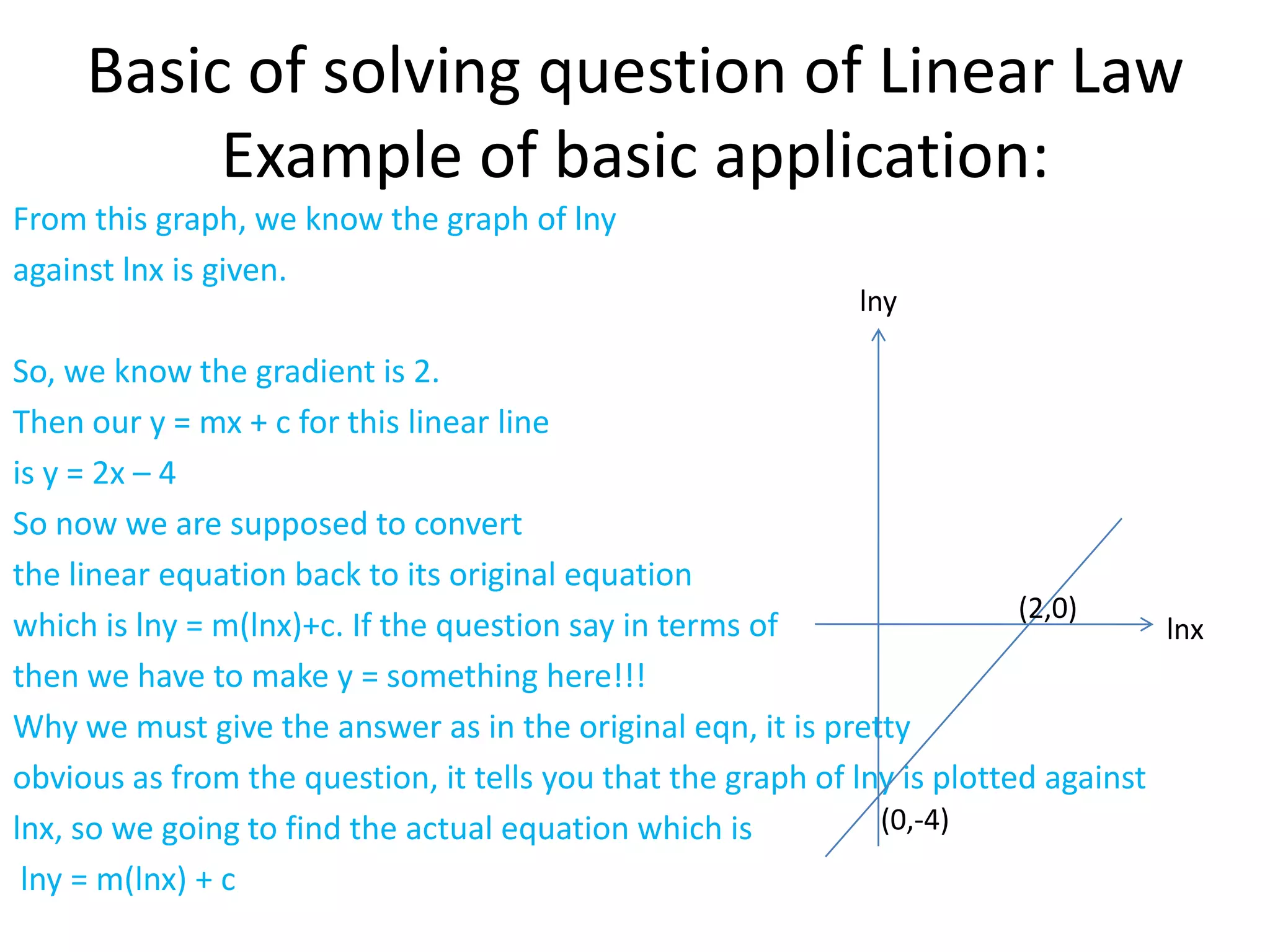 Linear law | PPTX