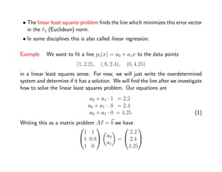 linear_least_squares for fault detection and diagnosis .pdf