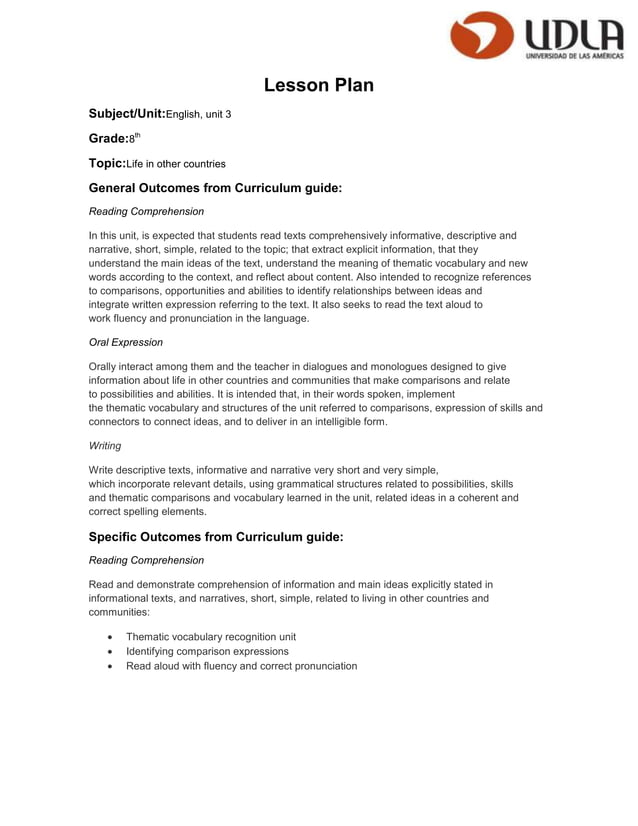 Linear lesson plan official | PDF